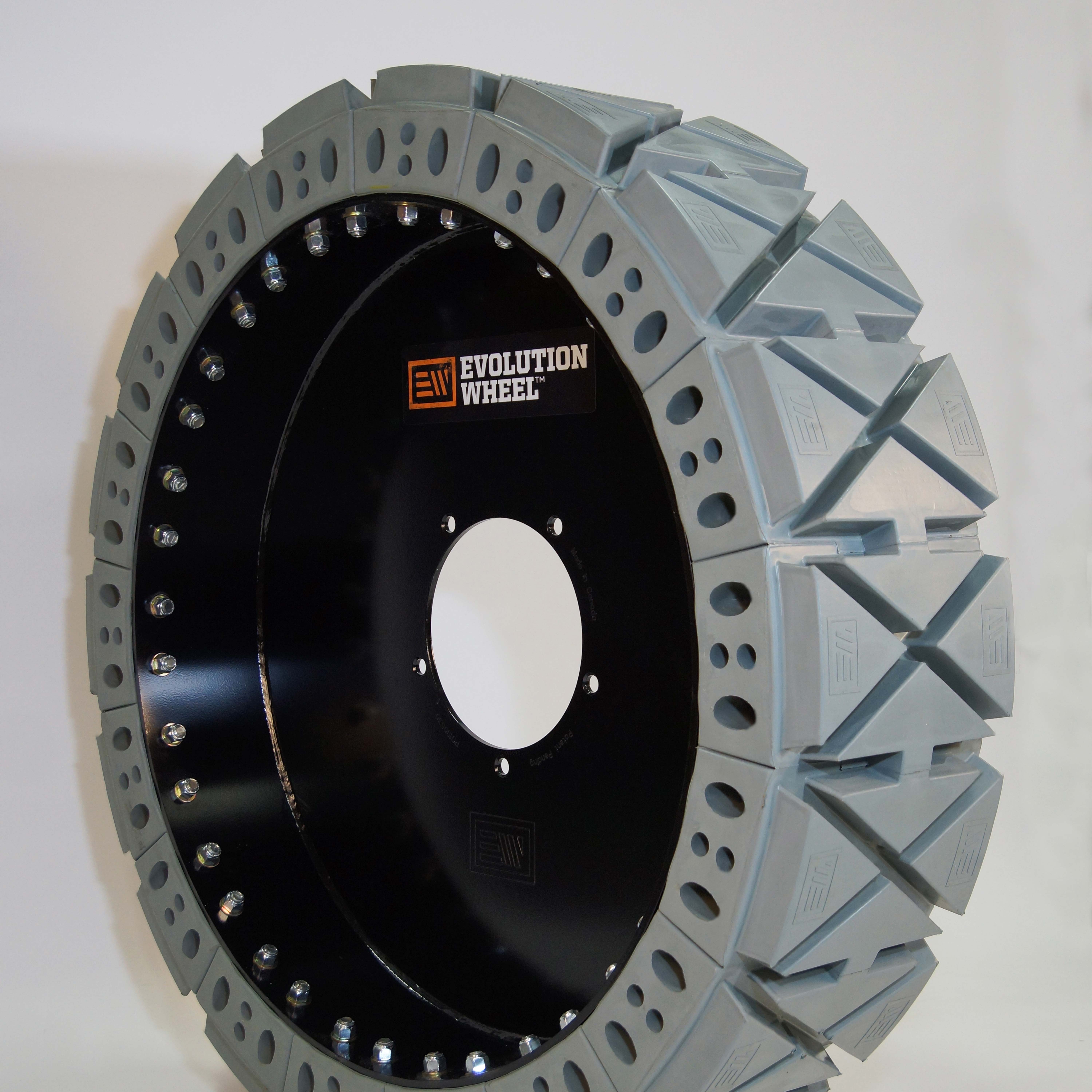 Evolution Wheel - Non Marking Solid Telehandler Tires